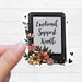Emotional Support Kindle Sticker Bookish Sticker for Tablet - Etsy
