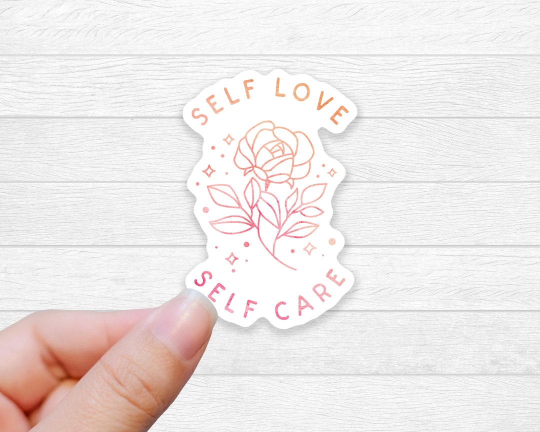 Self Love Self Care Sticker Self Love Club Gift for Friend Water Bottle ...