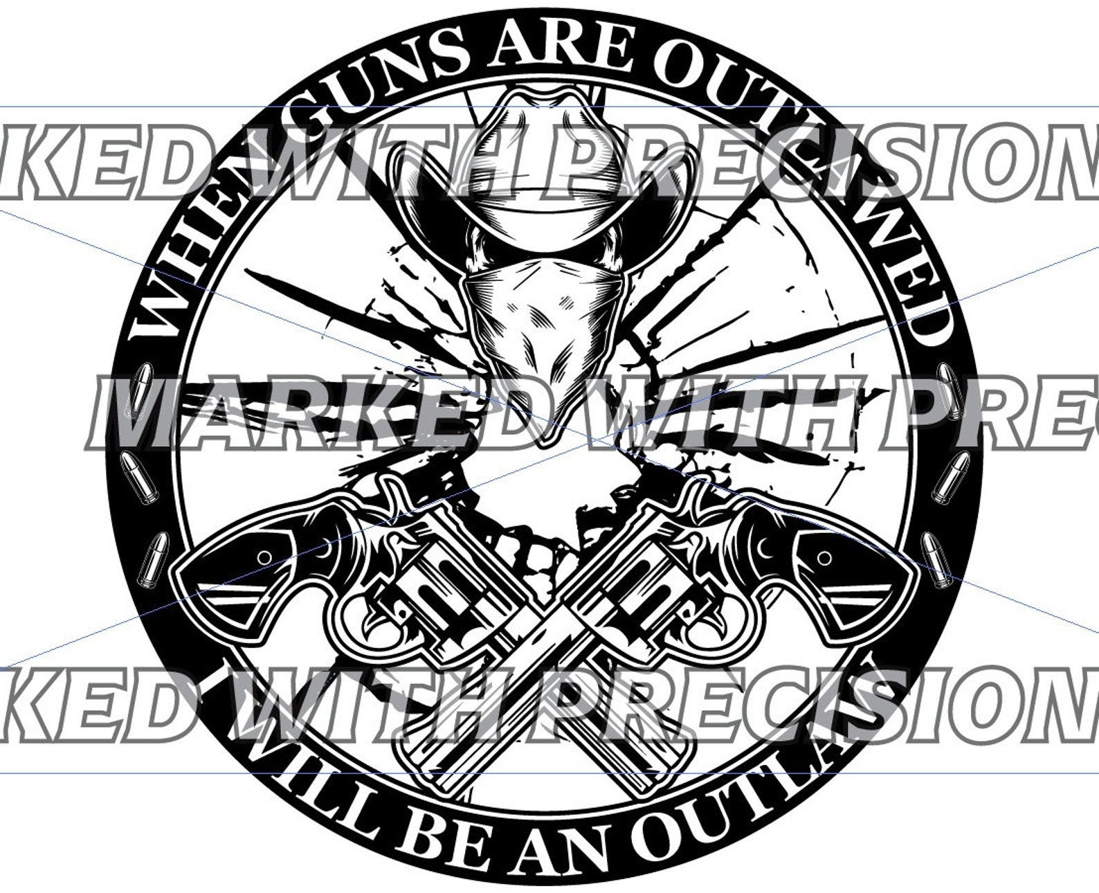 Outlaw Graphic. DIGITAL DOWNLOAD SVG AI8 - Etsy