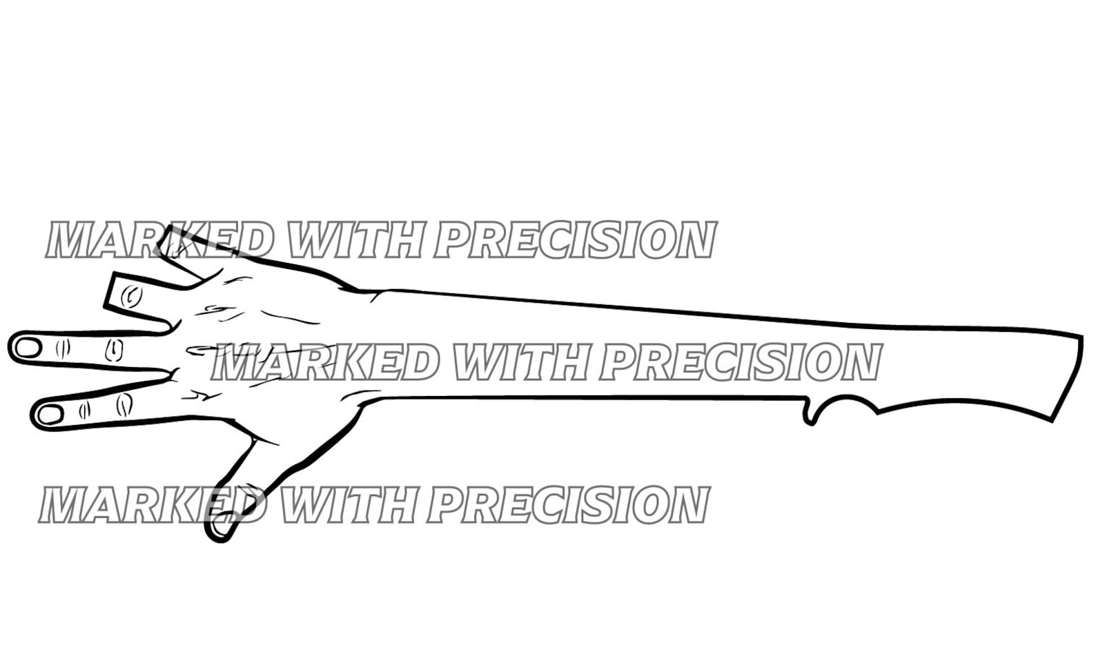 Table Saw Push Stick Missing Finger. .ai8 and SVG Cut Files. - Etsy
