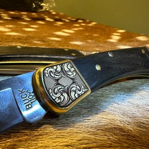 Buck 110 Folding Hunter DIGITAL DOWNLOAD Outlines and Scrolls for Laser ...