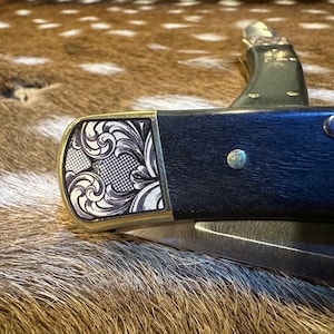 Buck 110 Folding Hunter DIGITAL DOWNLOAD Outlines and Scrolls for Laser ...