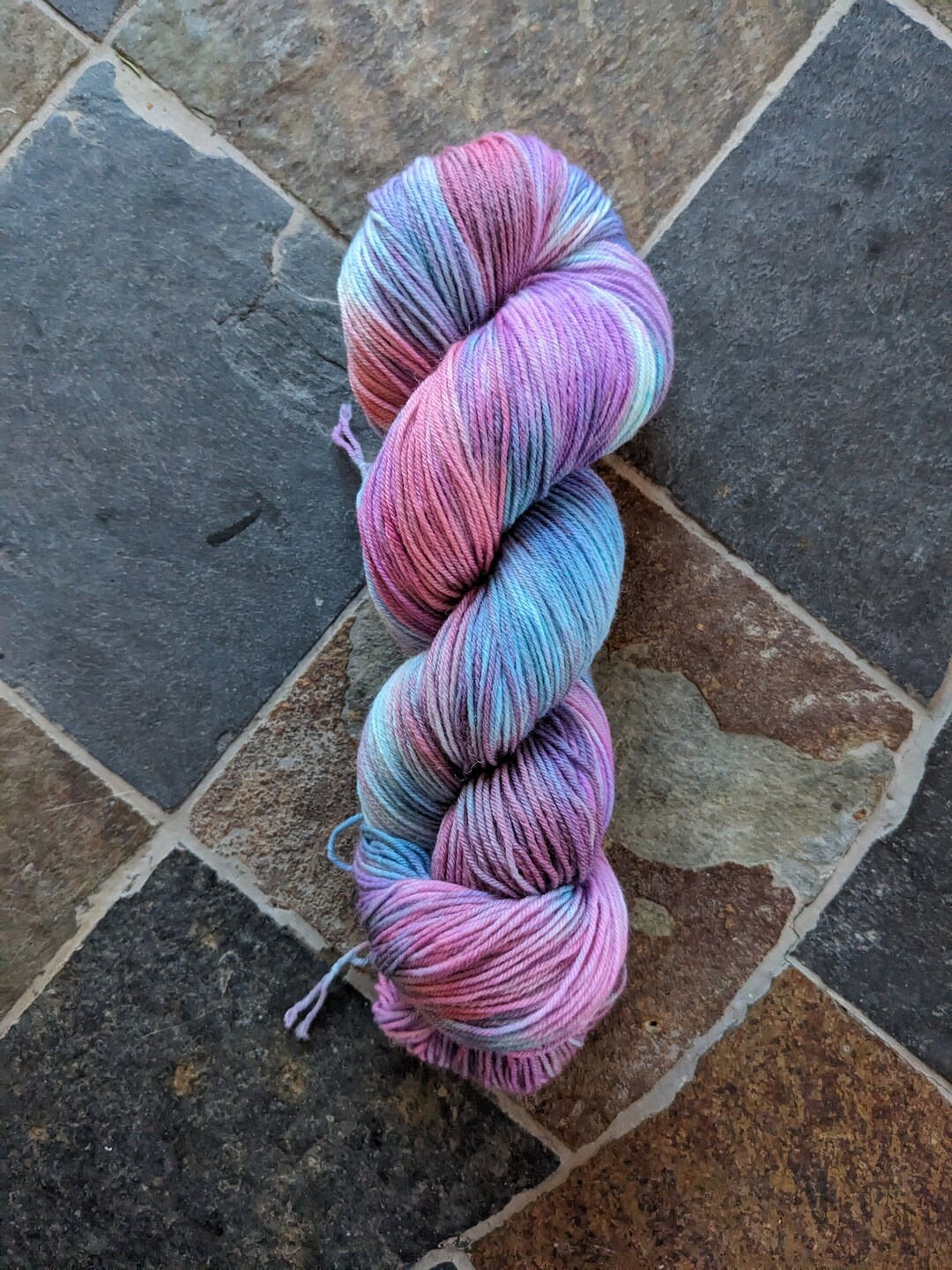 Hand Dyed Yarn, Night Gala Ooak, Sock Weight 100g - Etsy