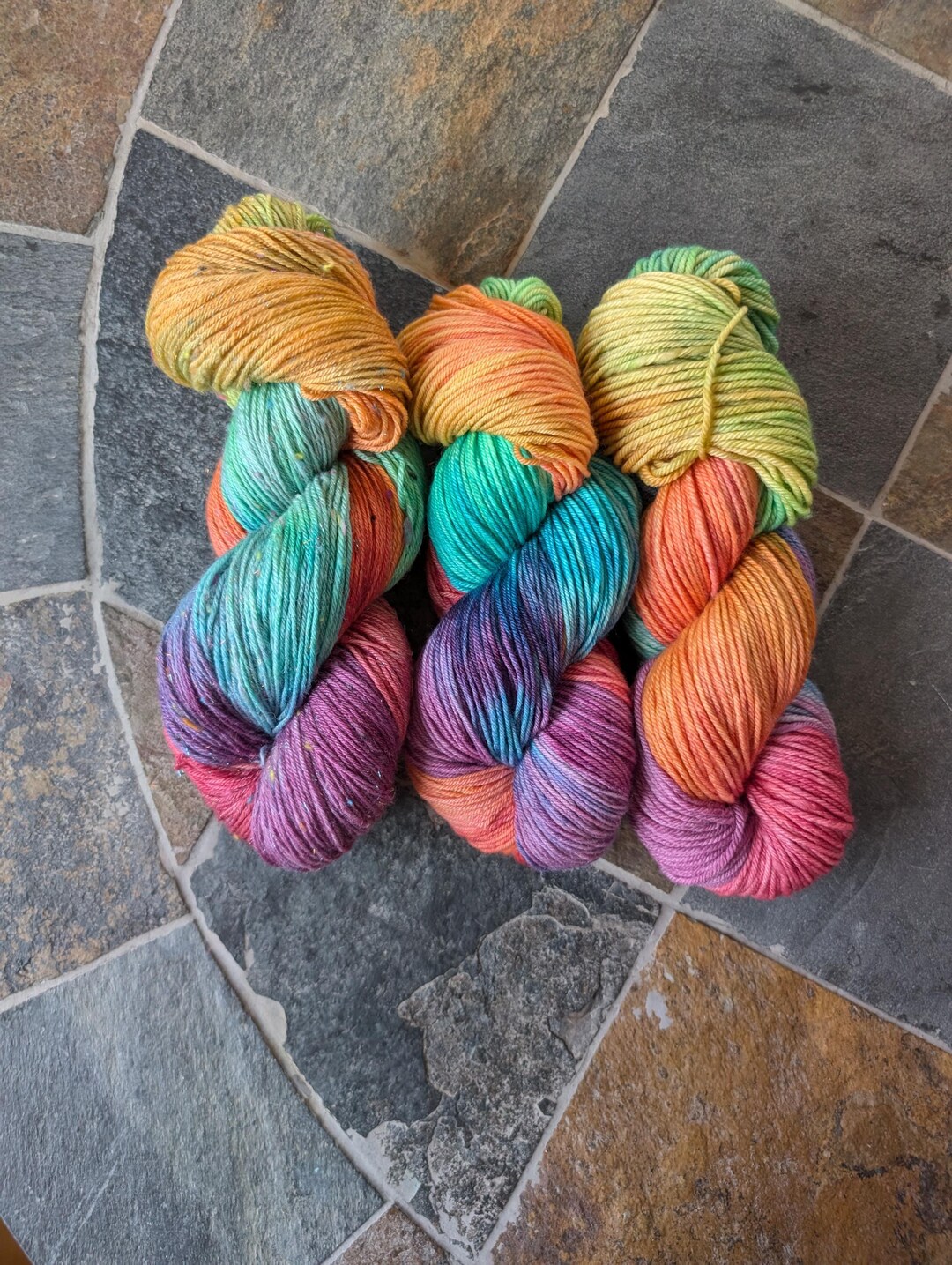 Hand Dyed Yarn, Color Wheel, Small Batch - Etsy