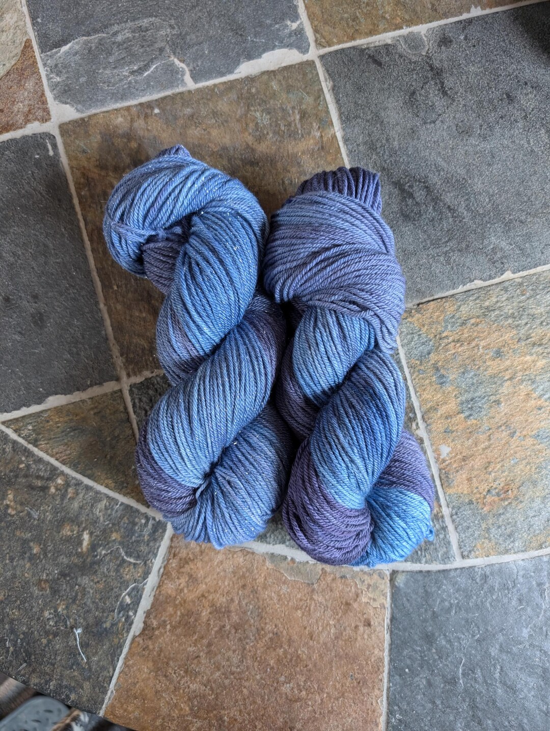 Hand Dyed Yarn, Starry Night, Small Batch - Etsy