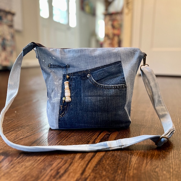 Upcycled Denim Purse - Etsy