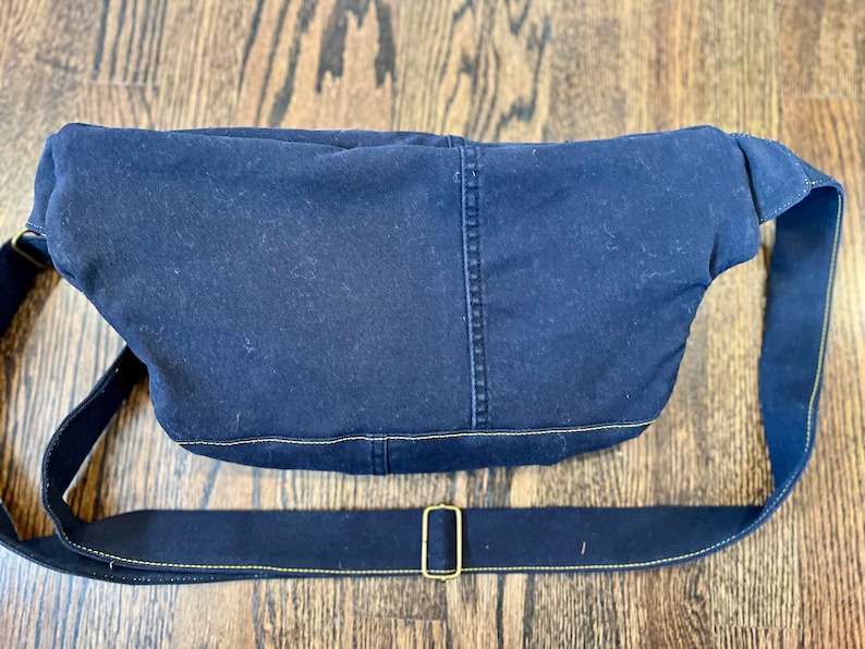 Black Vintage Fanny Pack, High-quality, Repurposed From Sturdy Jeans ...