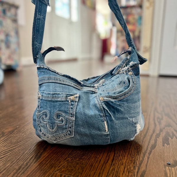 Denim Handbag - Etsy