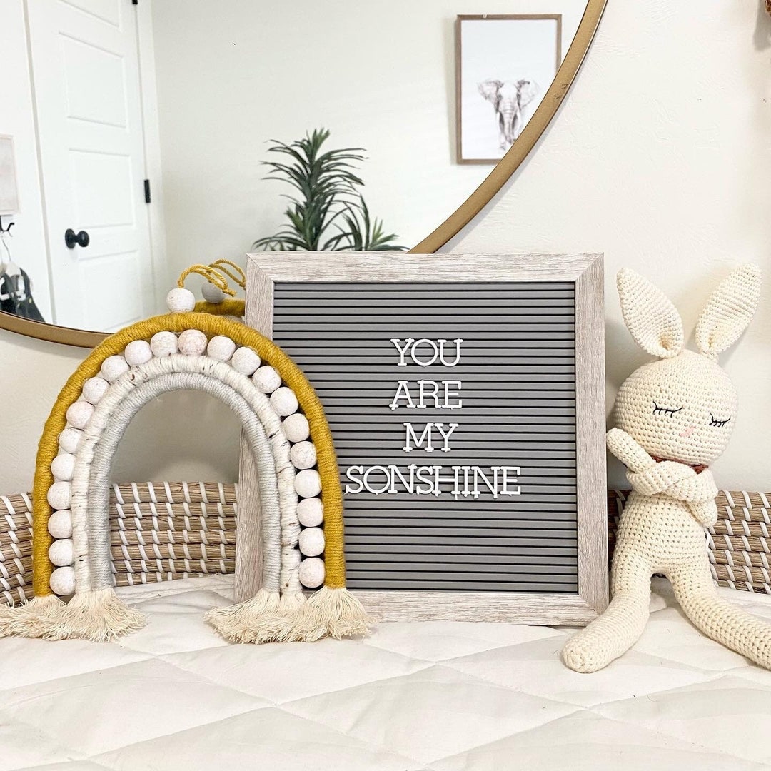 Macrame Rainbow, Rainbow Nursery Decor, Boho Nursery Decor, Handmade ...