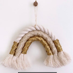 Macrame Rainbow, Rainbow Nursery Decor, Boho Nursery Decor, Handmade ...