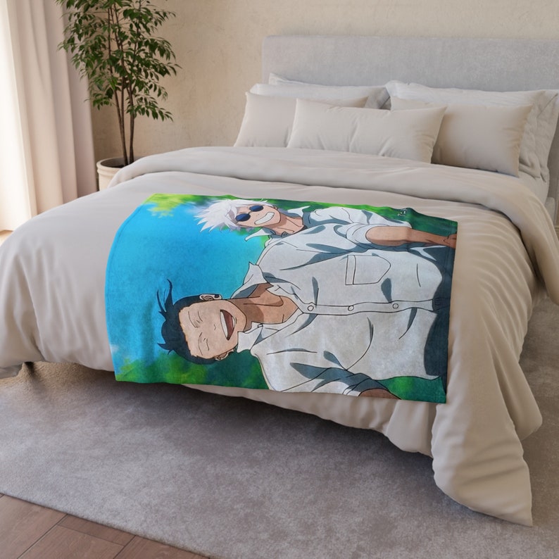 Gojo Satoru and Geto Suguru Blanket Jujutsu Kaisen Blanket Merch JJK ...