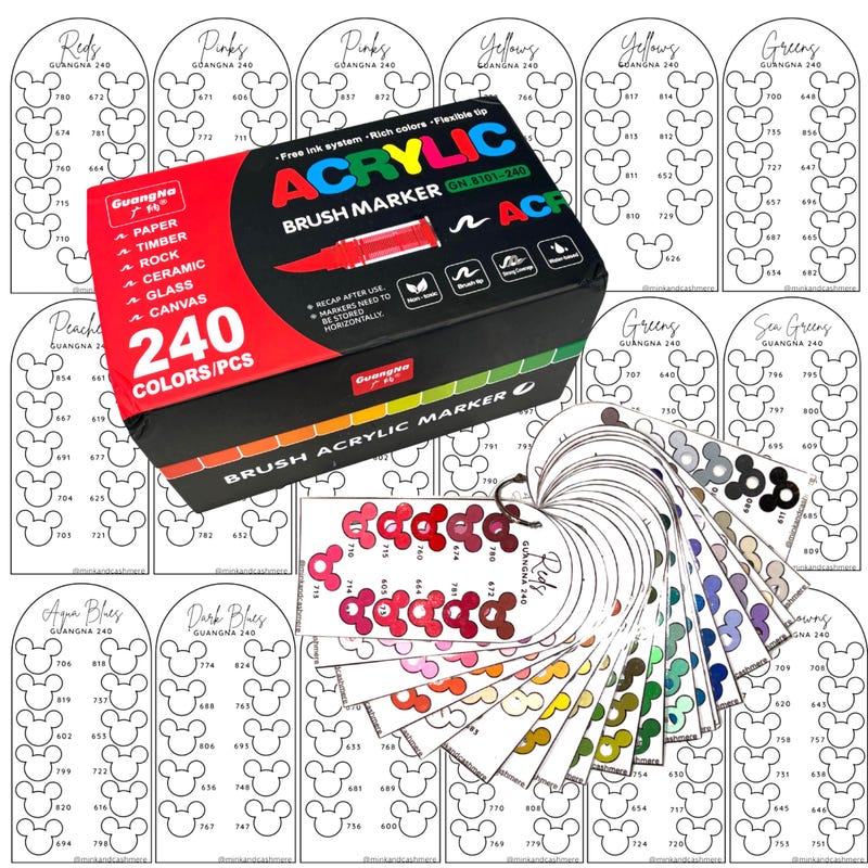 Acrylic Blanks Color - Etsy