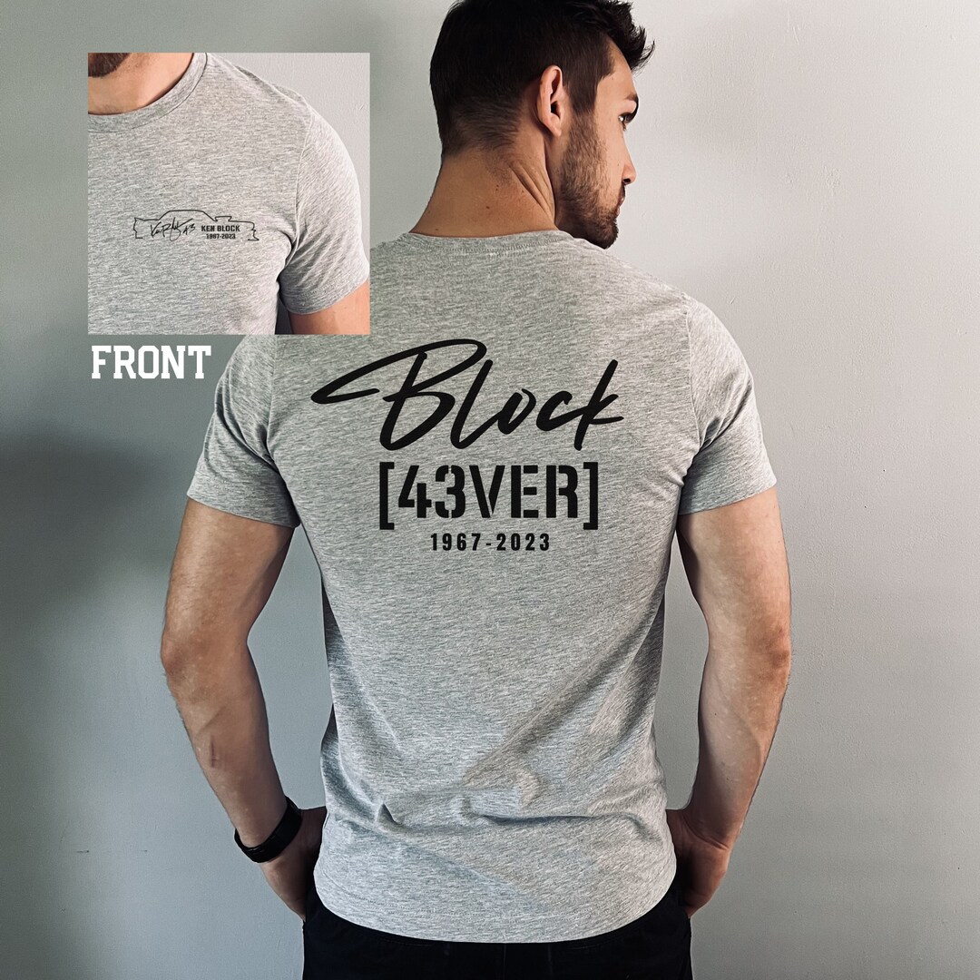 Ken Block Shirt, Ken Block 43 Memorial T-shirt, Block 43ver Tshirt ...