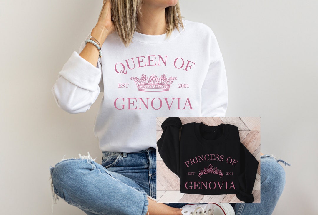 Princess Diaries Bachelorette Party Sweatshirt, Queen of Genovia ...