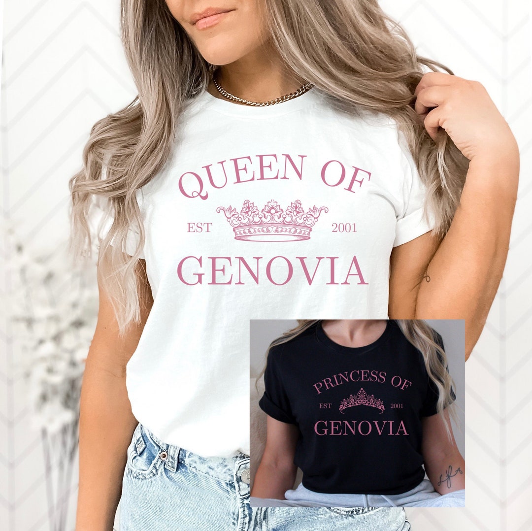 Princess Diaries Bachelorette Party Shirts, Queen of Genovia T-shirt ...
