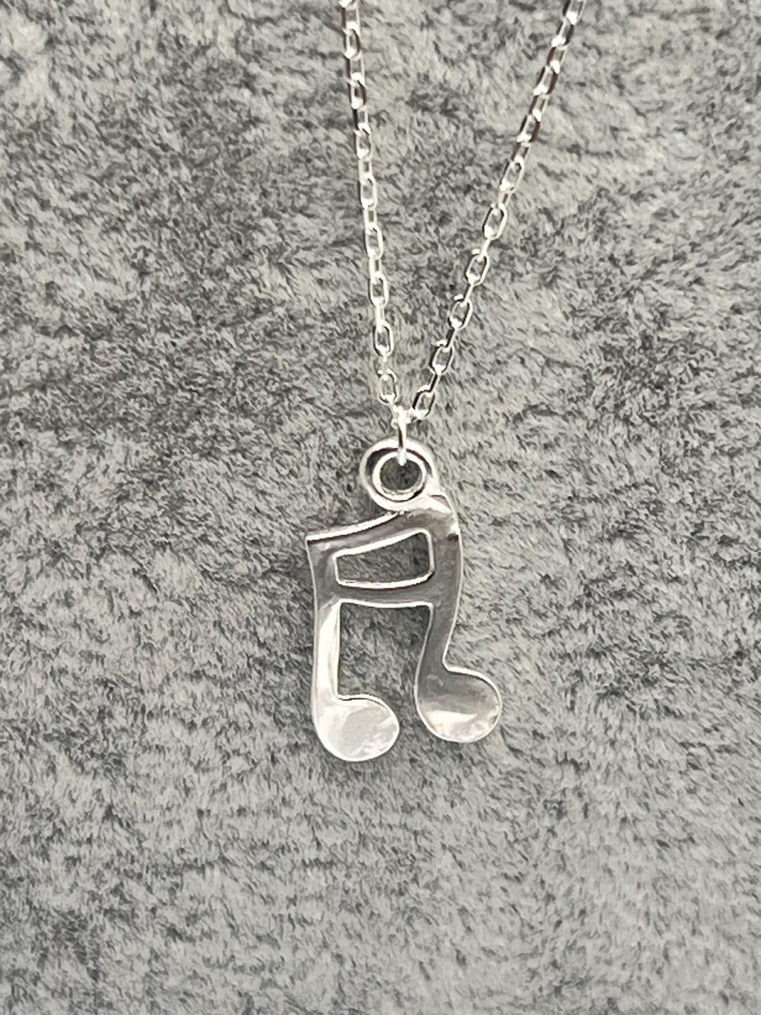 Music Notes Necklace - Etsy