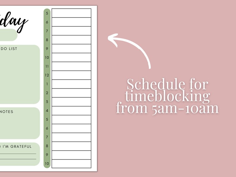 Sage Green 10 Page Planner Printable Monthly Calendar Basic - Etsy