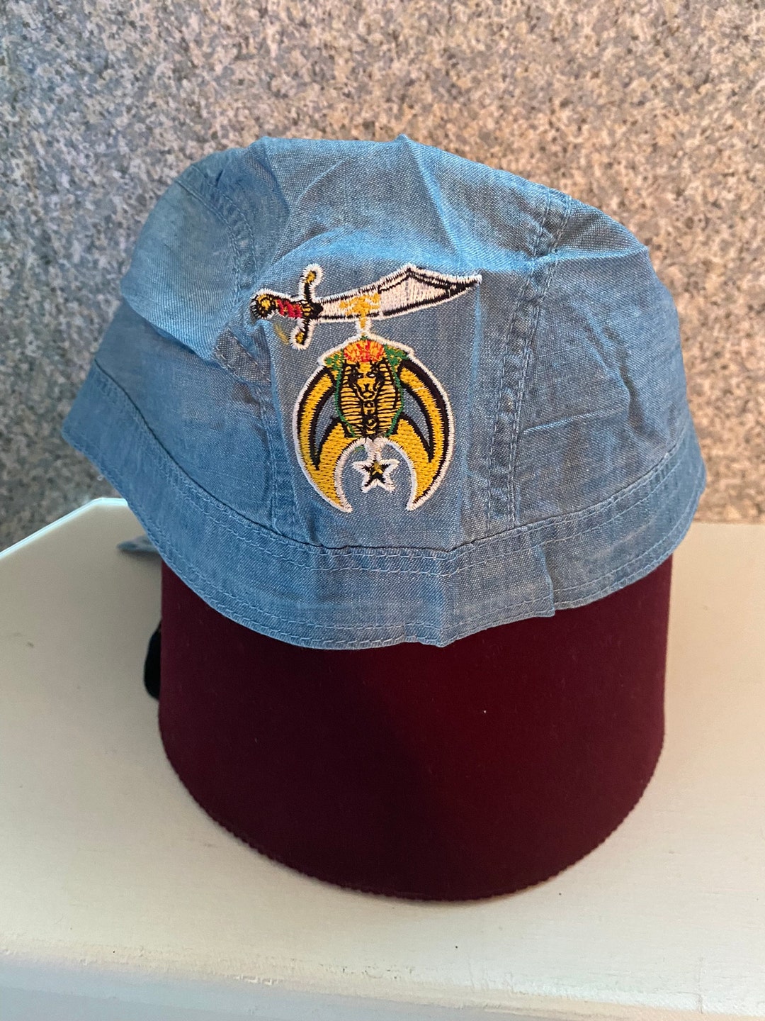 Motorcycle Shrine Embroidered Cap - Etsy