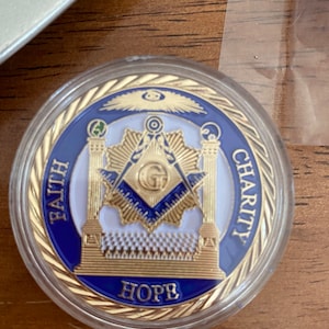 Masonic Challenge Coin - Etsy