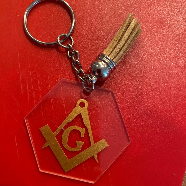 Masonic Keychain - Etsy