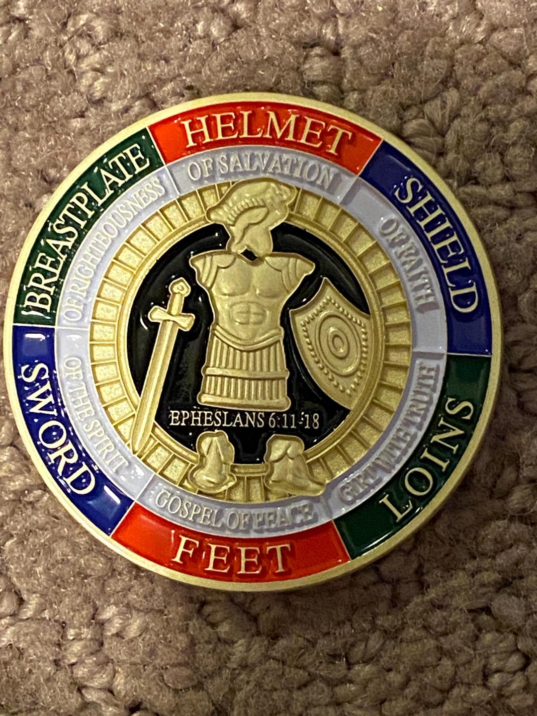 God of Armour Coin - Etsy