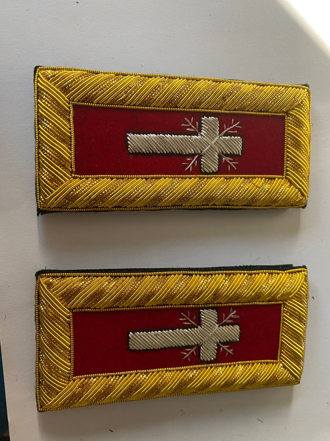 Knight Templar Shoulder Boards - Etsy