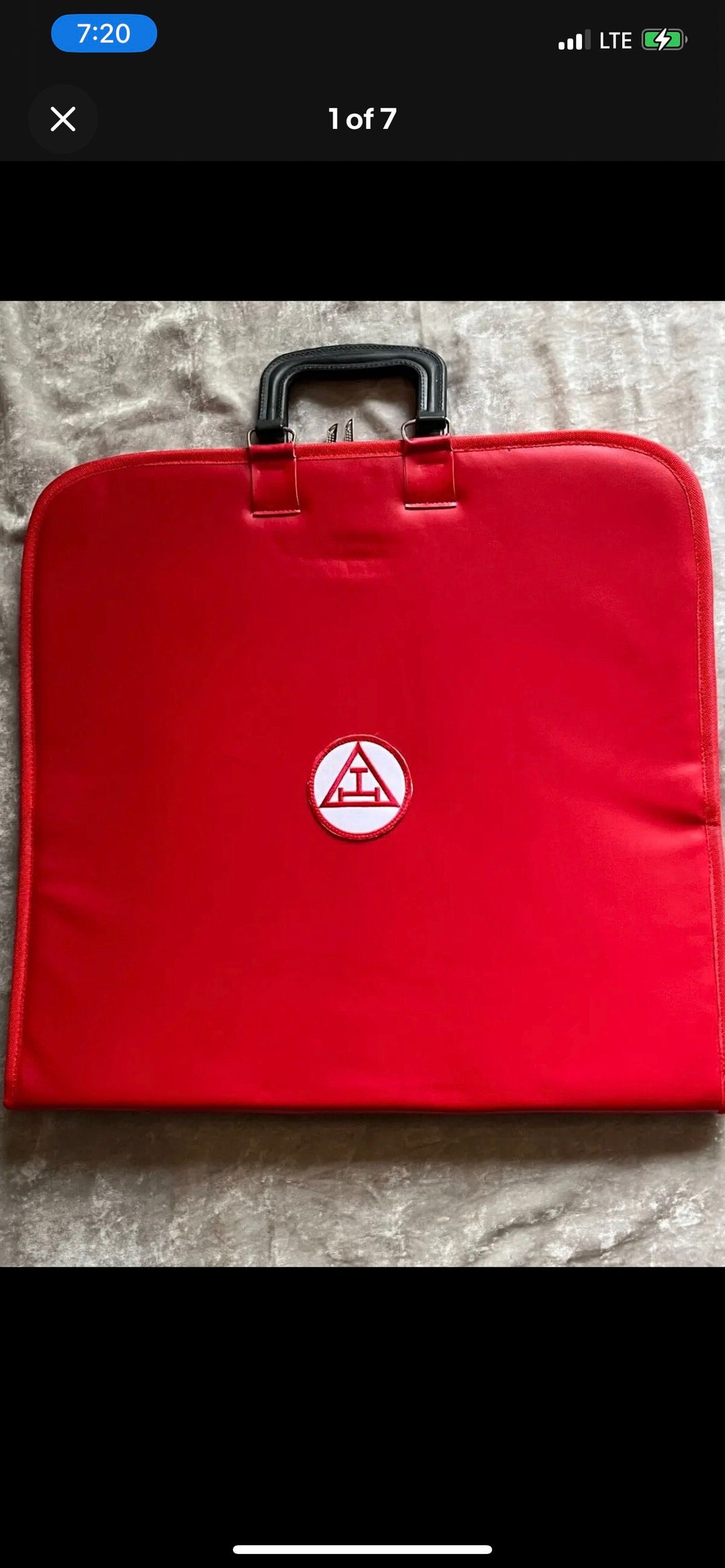 Masonic Triple Tau York Rite Red Apron Case Made for Aprons Jewels ...