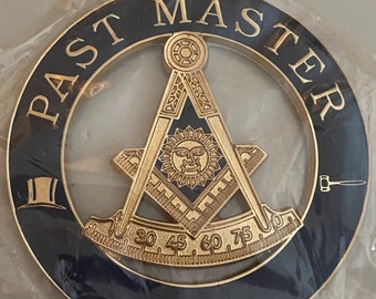 Masonic Past Master Auto Emblem Car Bumper Decal - Etsy