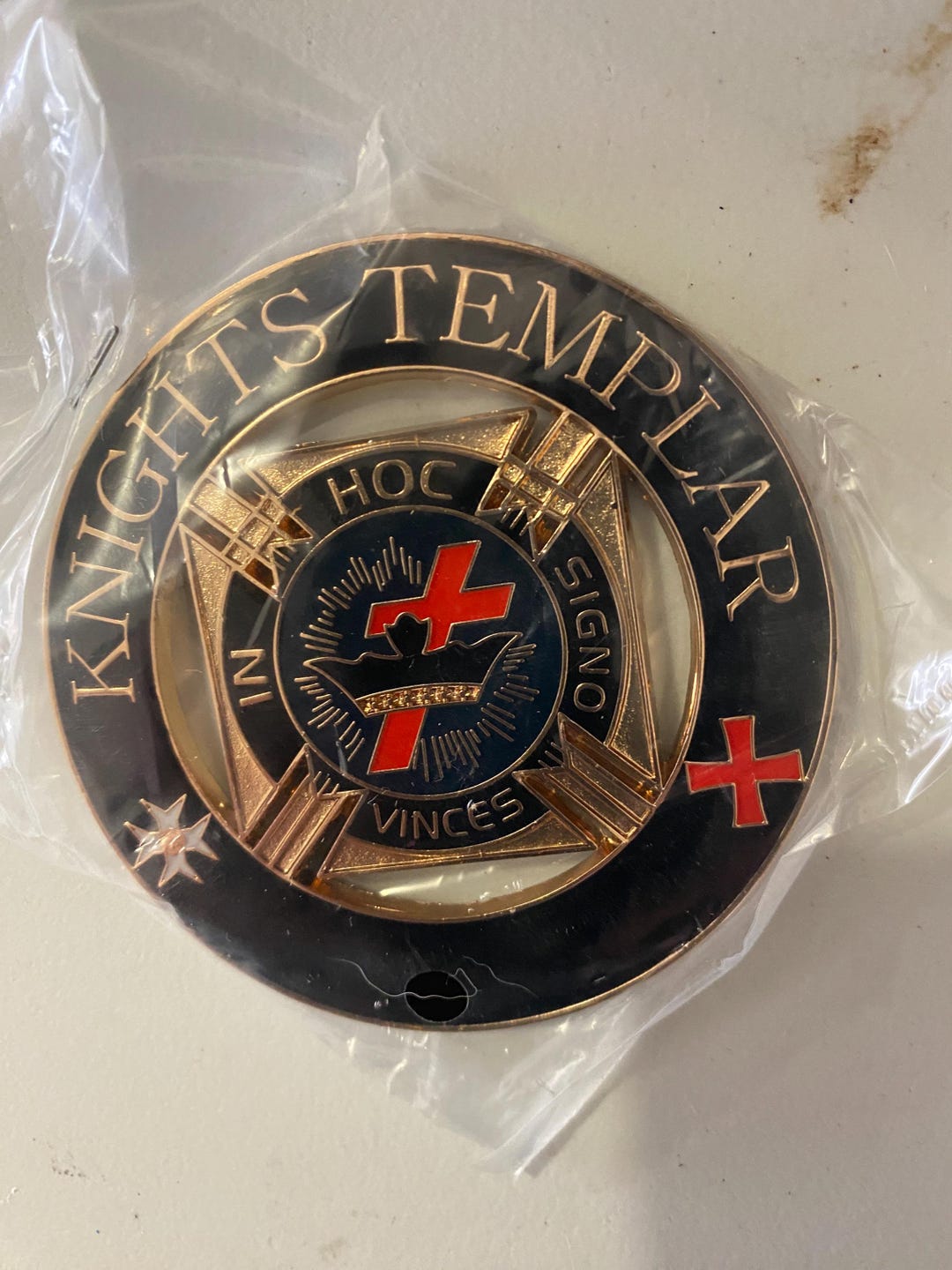 Knight Templar Metal Car Emblem - Etsy