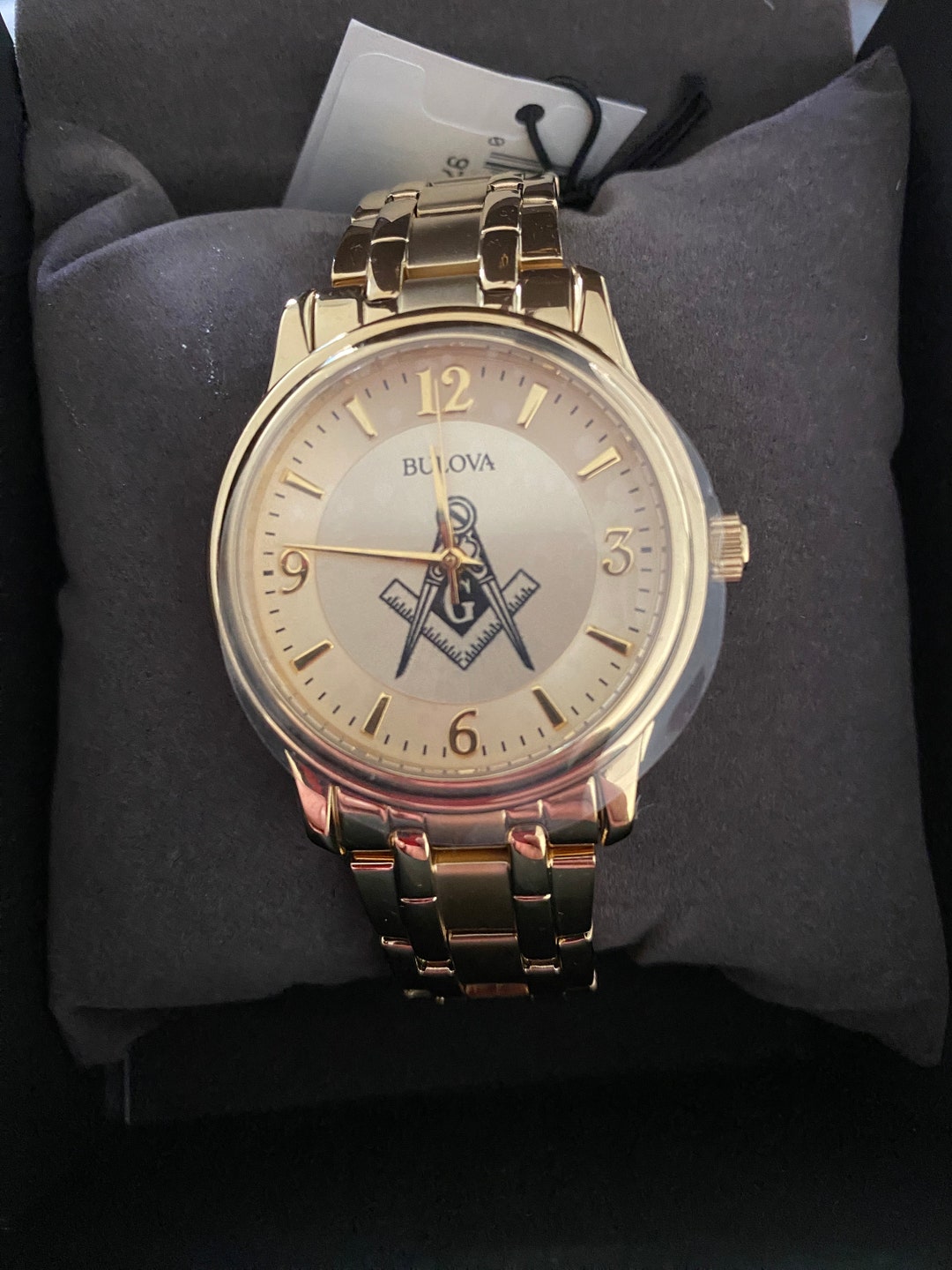 Bulova Square and Compass Watch - Etsy