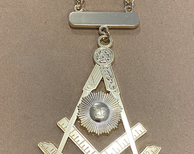 Masonic Past Master Jewel Pendant Medallion Officer Fraternal Regalia ...