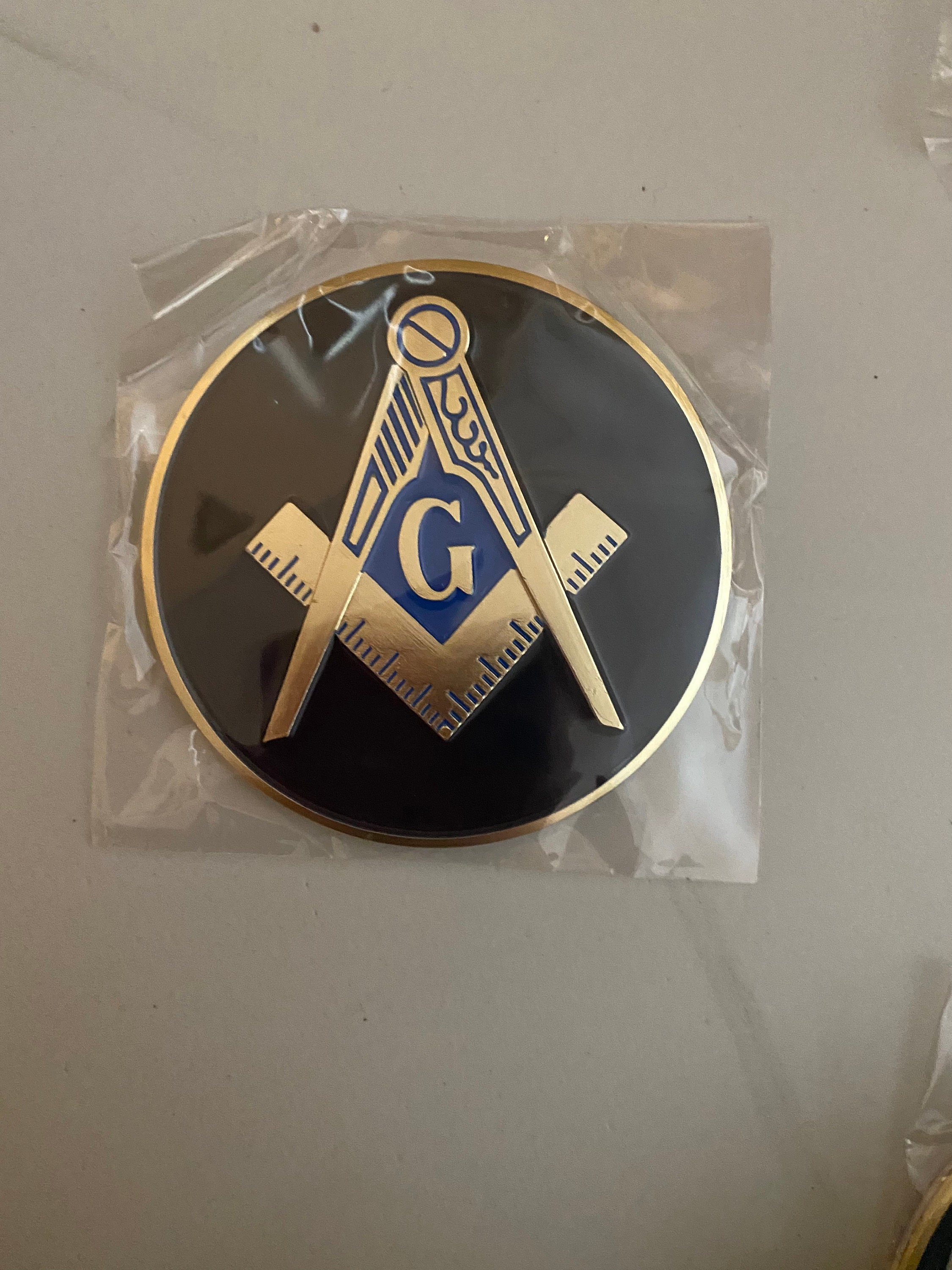 Square and Compass Car Emblem - Etsy