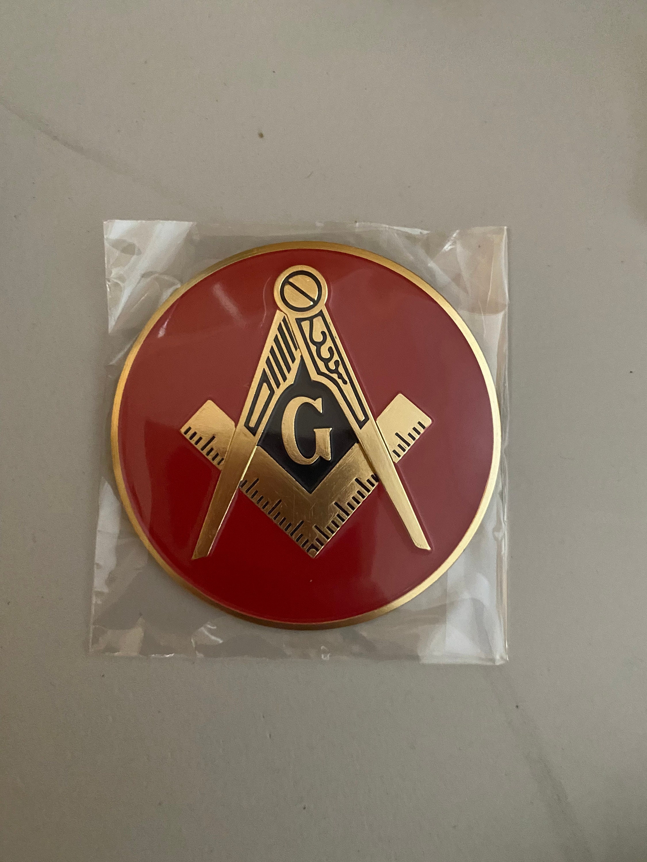 Square and Compass Car Emblem - Etsy