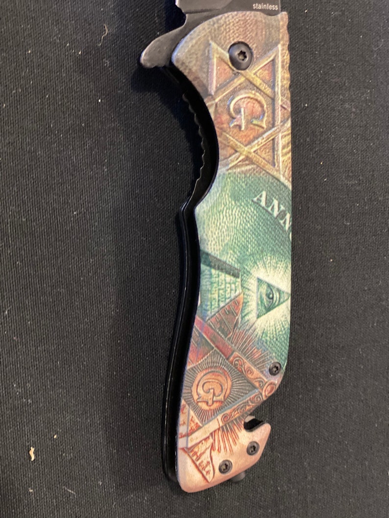 Masonic Knife With All Seeing Eye - Etsy