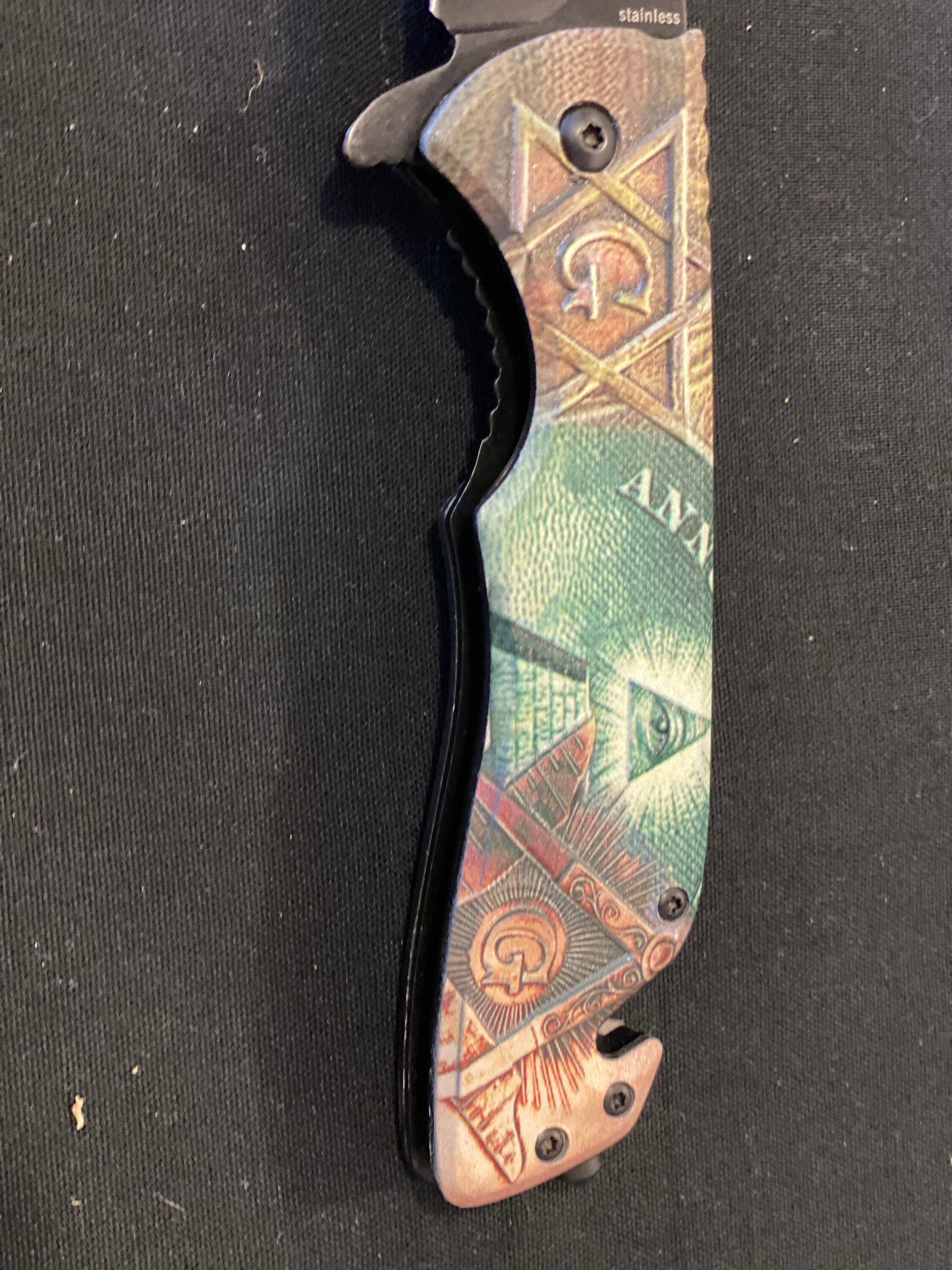 Masonic Knife With All Seeing Eye - Etsy