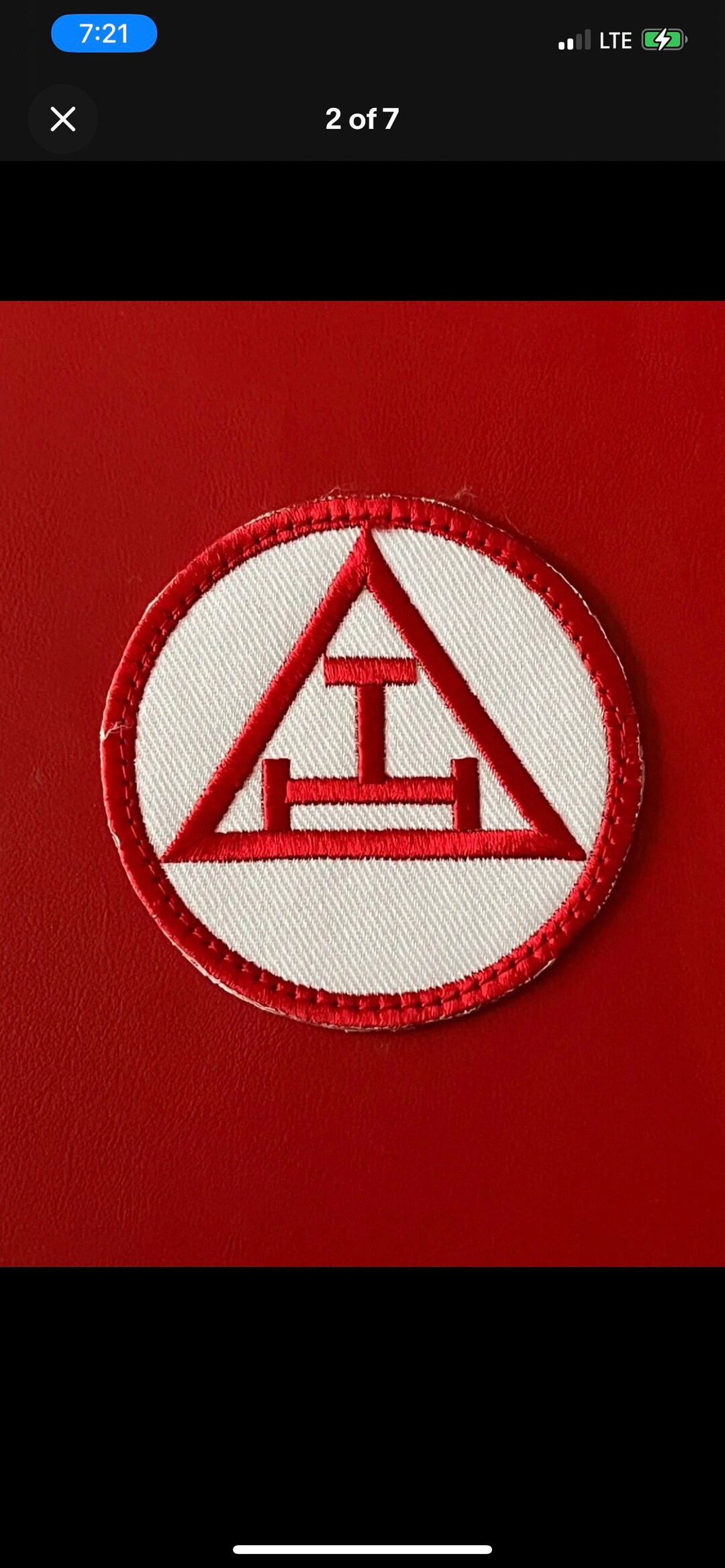 Masonic Triple Tau York Rite Red Apron Case Made for Apron and ...