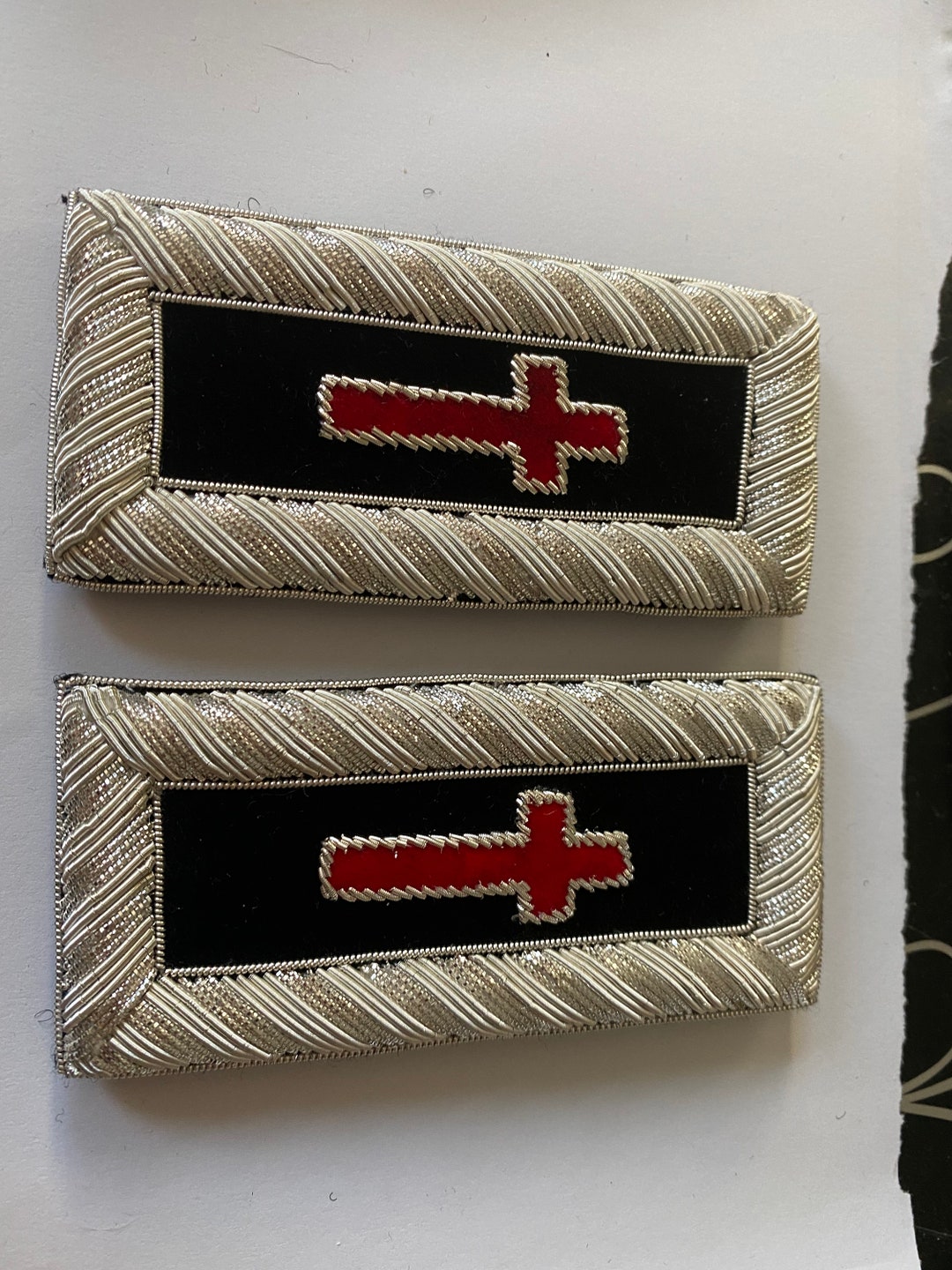Knight Templar Shoulder Boards - Etsy