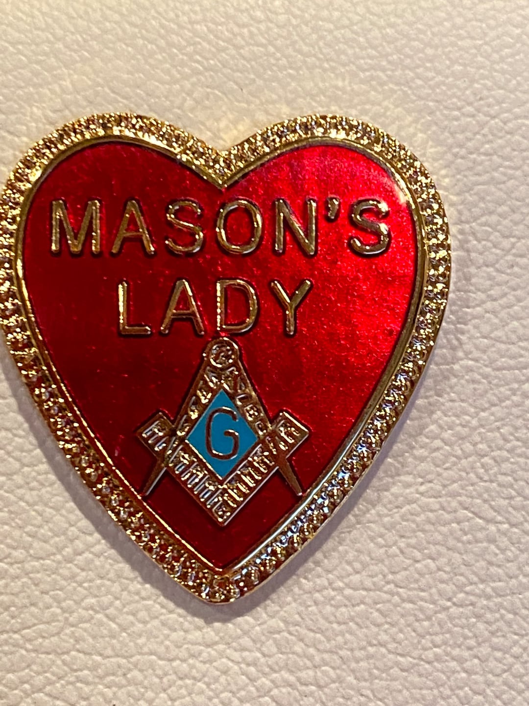 Mason Lady Masonic Pin - Etsy