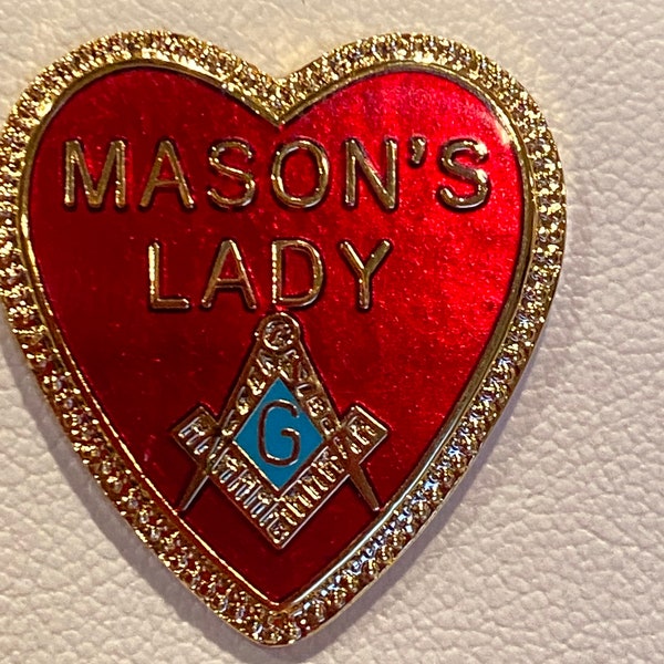 Masonic Lady Pin - Etsy
