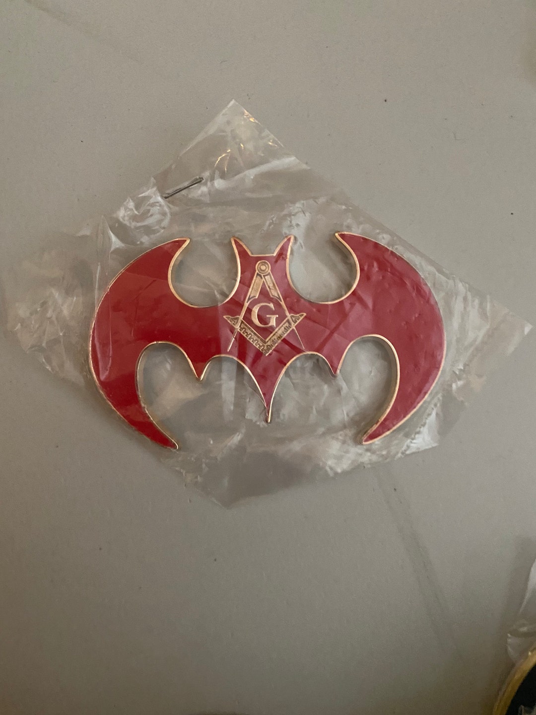 Batman Square and Compass Car Emblem - Etsy