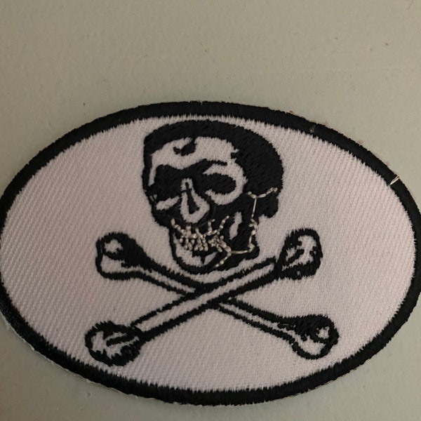 Skull and Crossbones Patch - Etsy