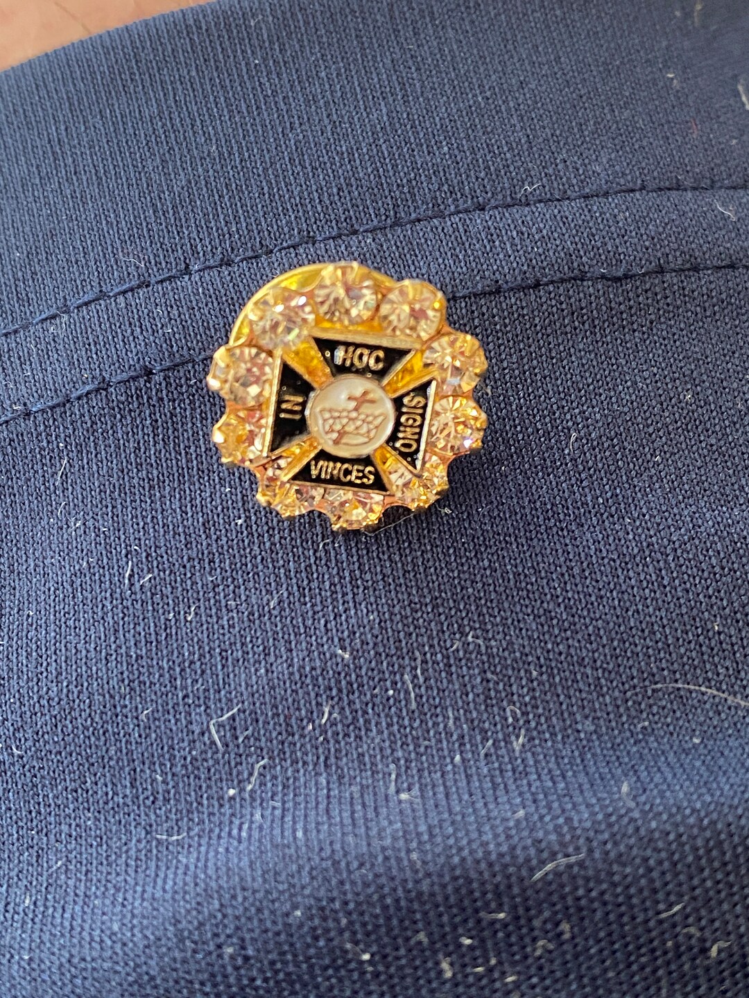 Knight Templar Jeweled Lapel Pin - Etsy