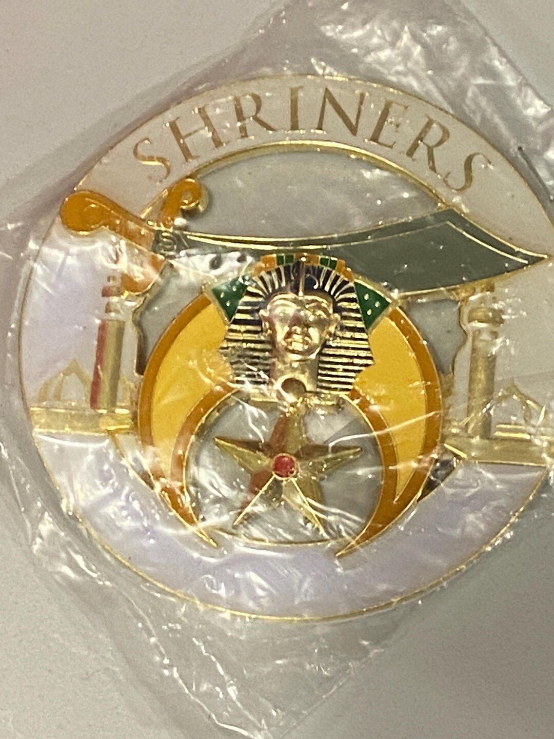 3” Shriner White Background Car Emblem - Etsy