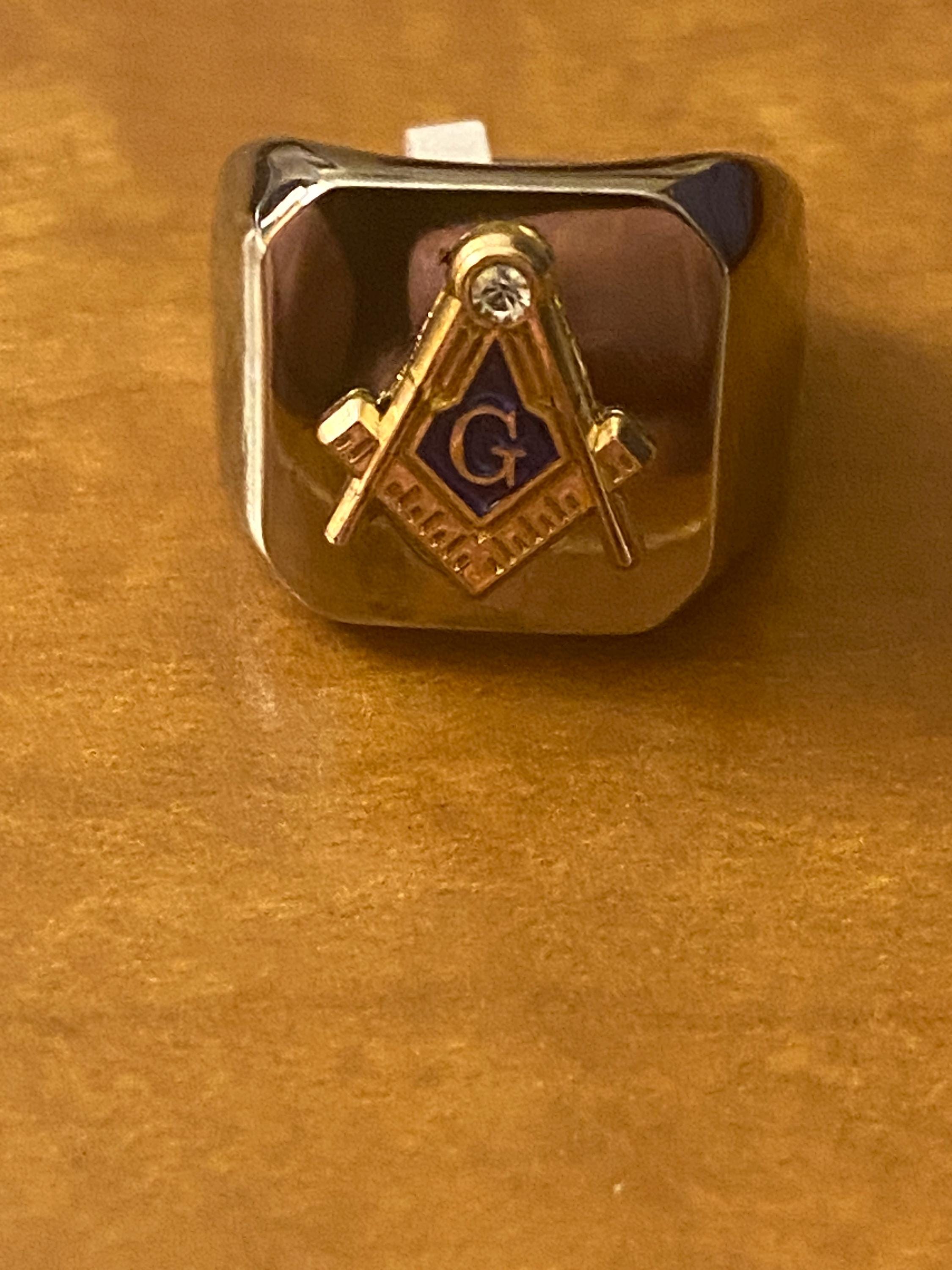 Masonic Signet Ring - Etsy