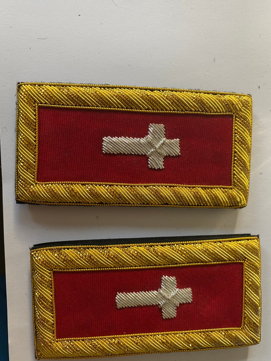 Knight Templar Shoulder Boards - Etsy