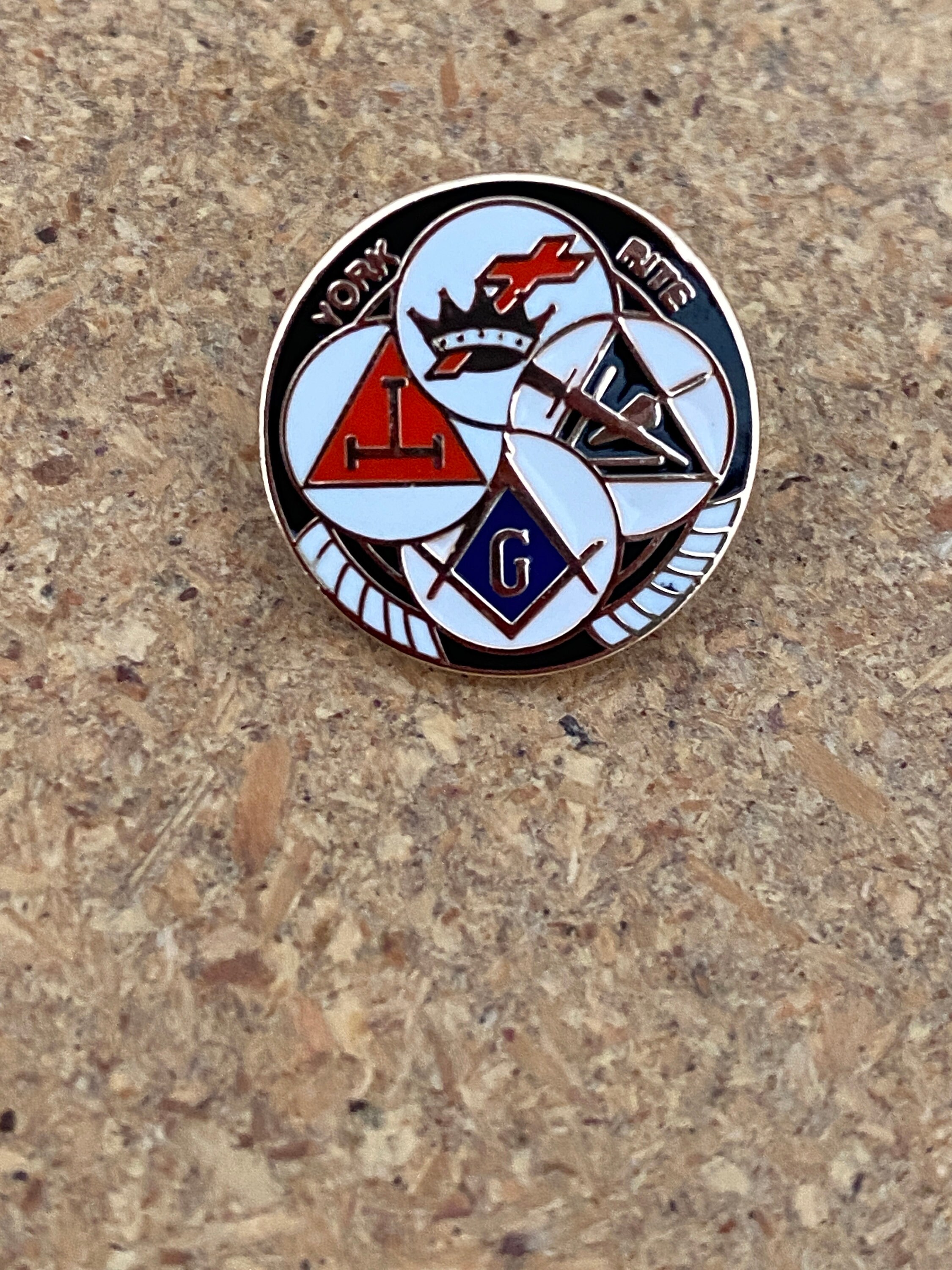 York Rite Masonic Pin - Etsy