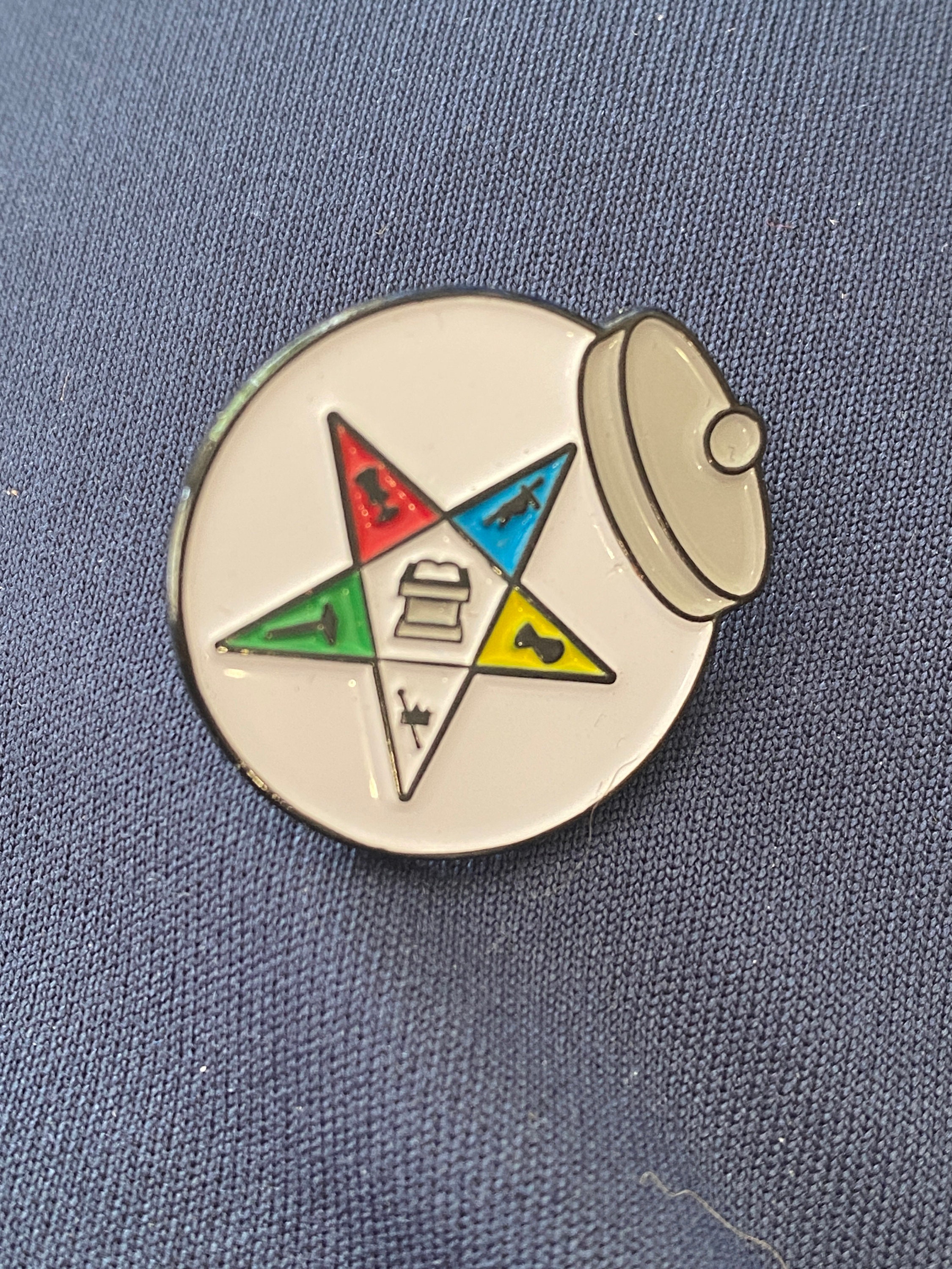 OES Candy Jar Masonic Pin - Etsy