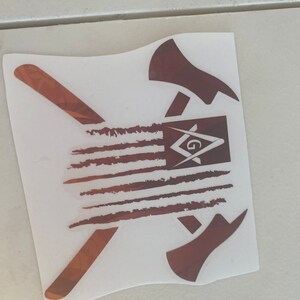 Masonic Firefighter Decals - Etsy