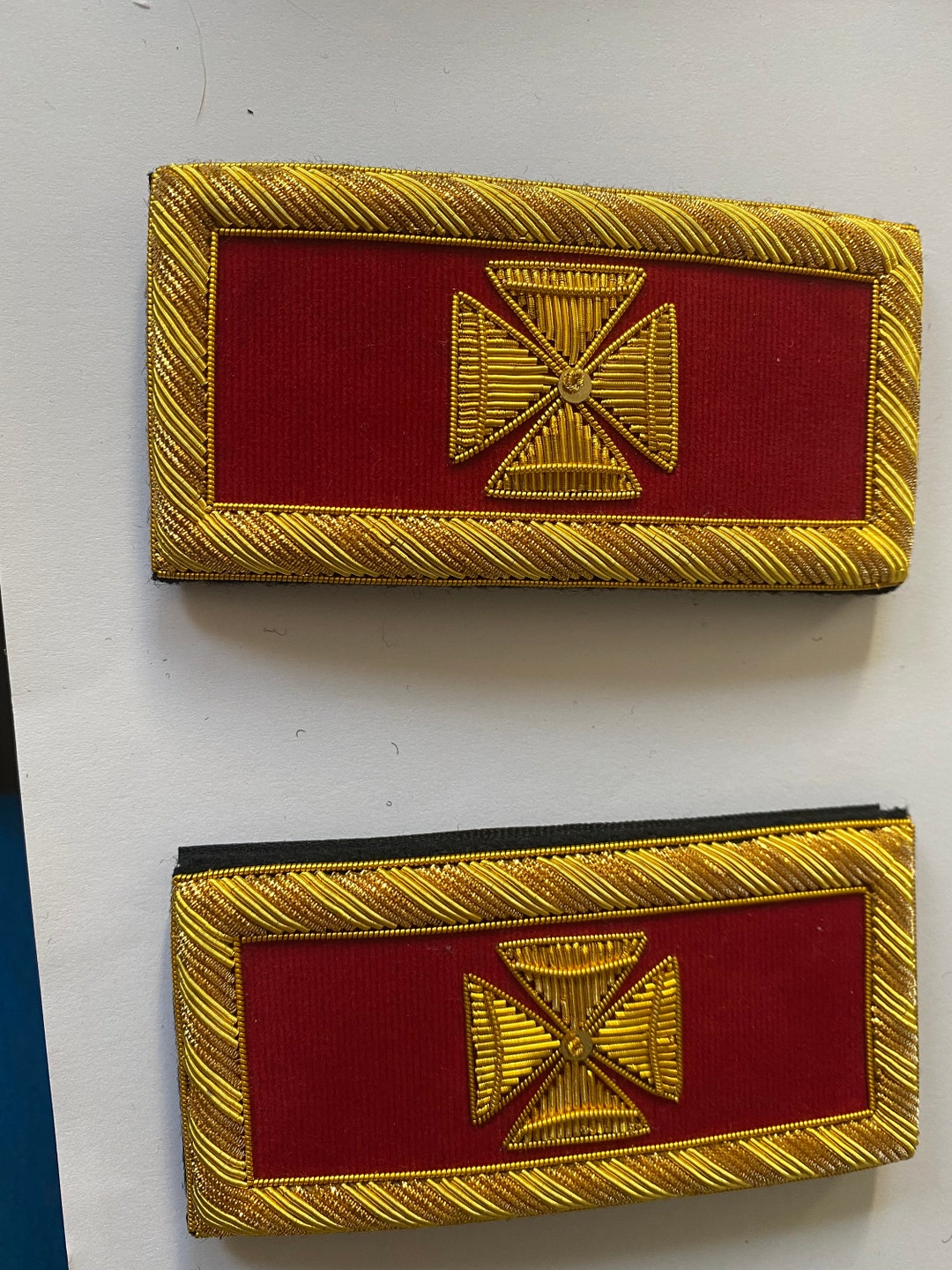 Knight Templar Shoulder Boards - Etsy