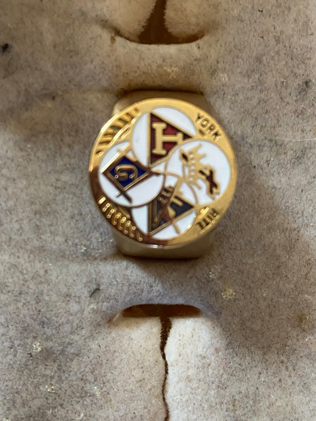 Masonic York Rite Ring - Etsy